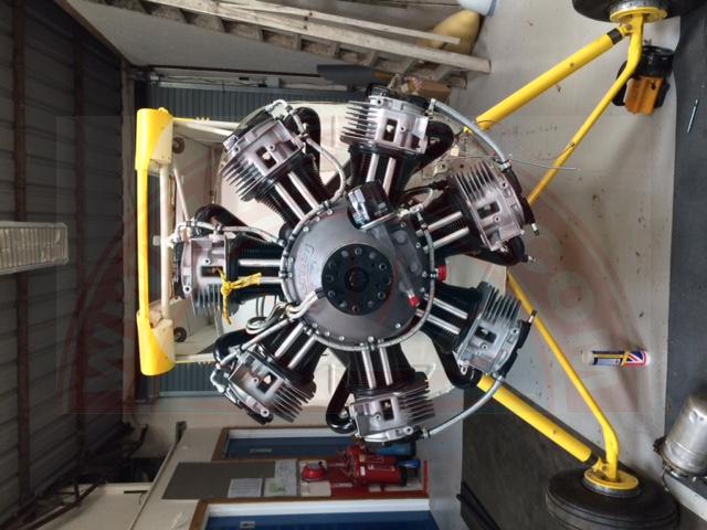 Verner & Rotec 9 cylinder radial engines & Rotax 914