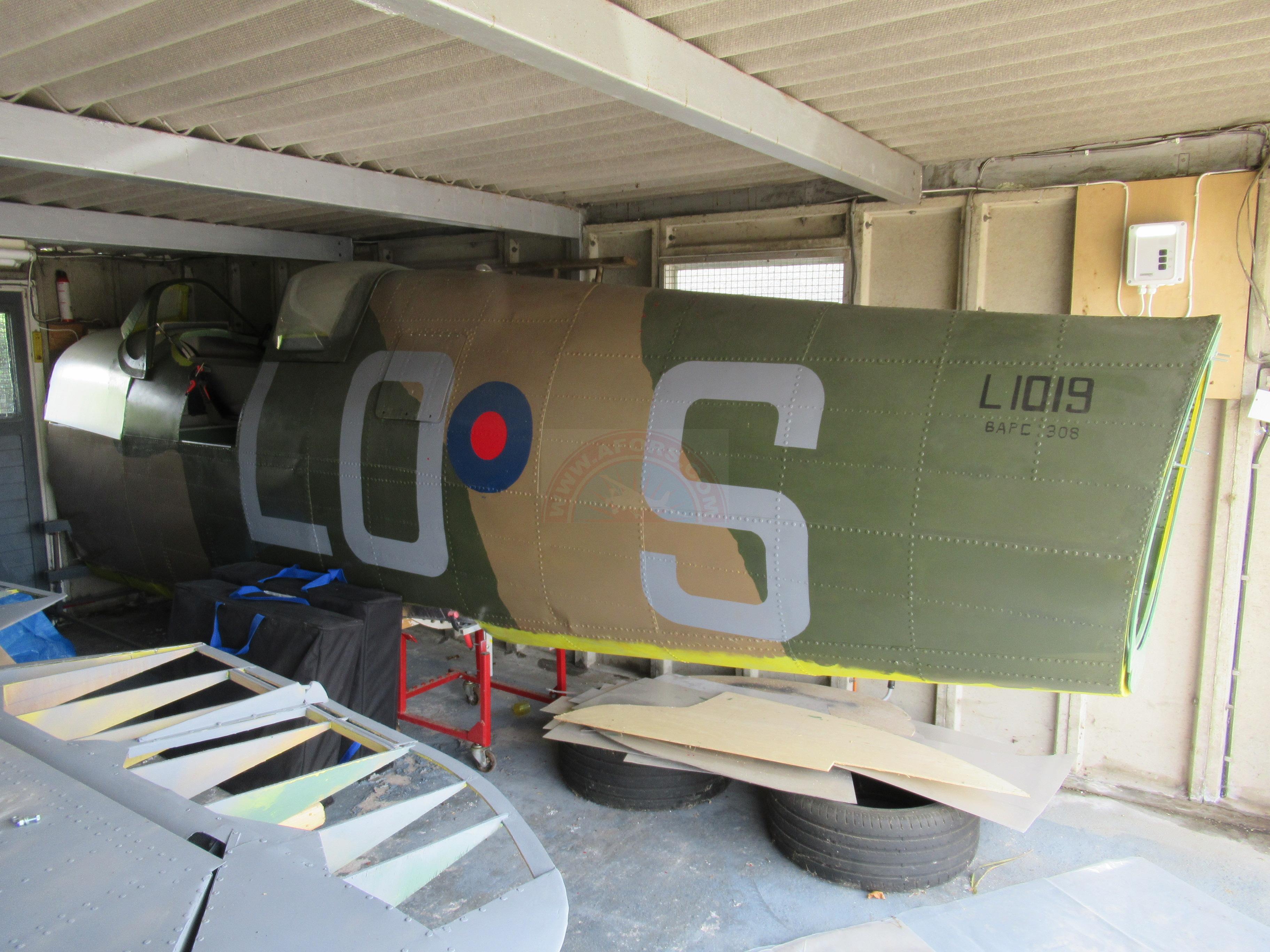 Replica Spitfire Fuselage and many parts