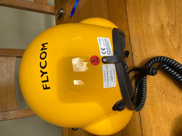 Flycom FH-1V flying helmet L yellow - Now sold thanks AFORS | afors ...