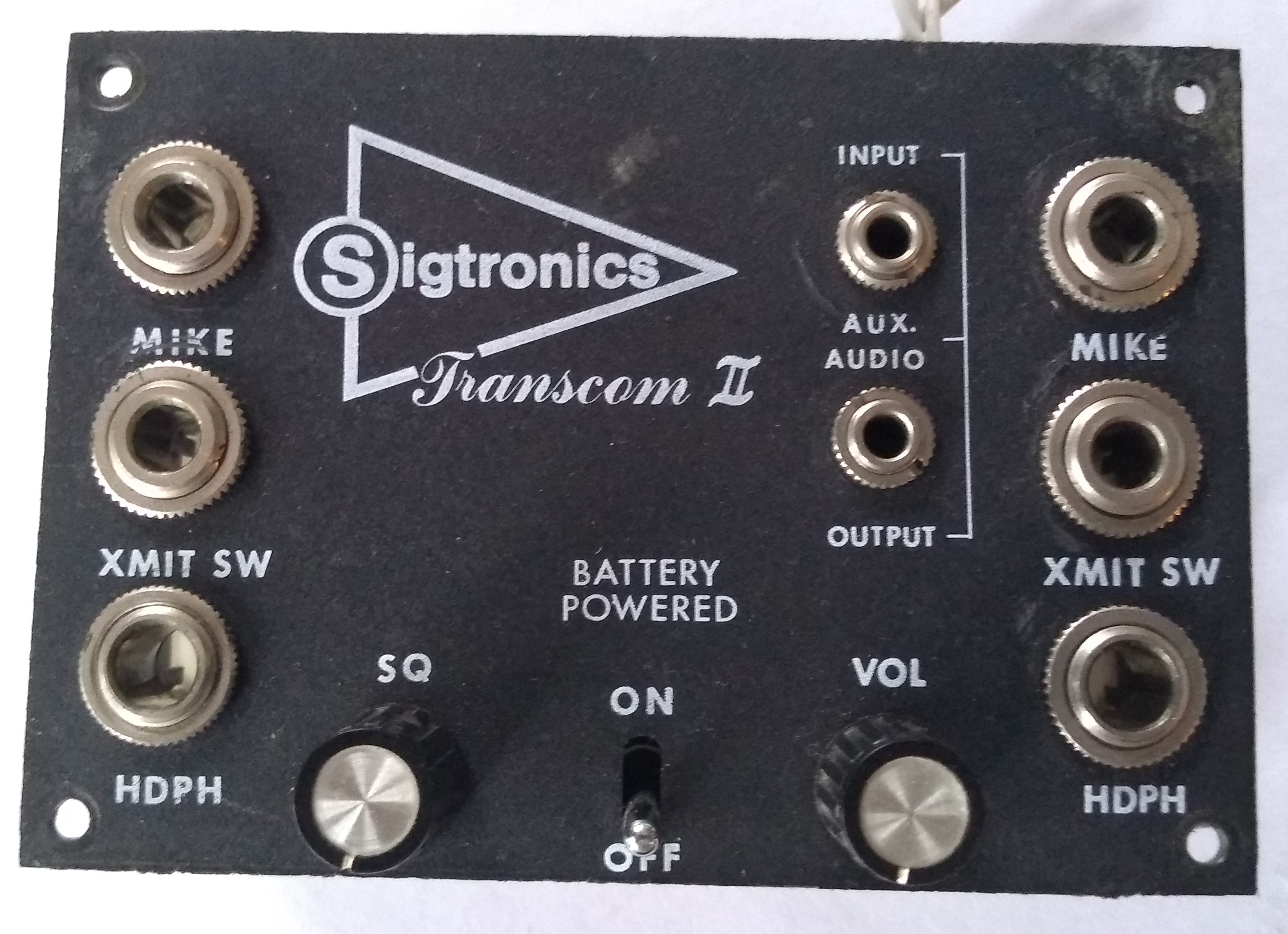 Funke ATR833s-microair adaptor & Sigtronics intercom | afors advert No44707