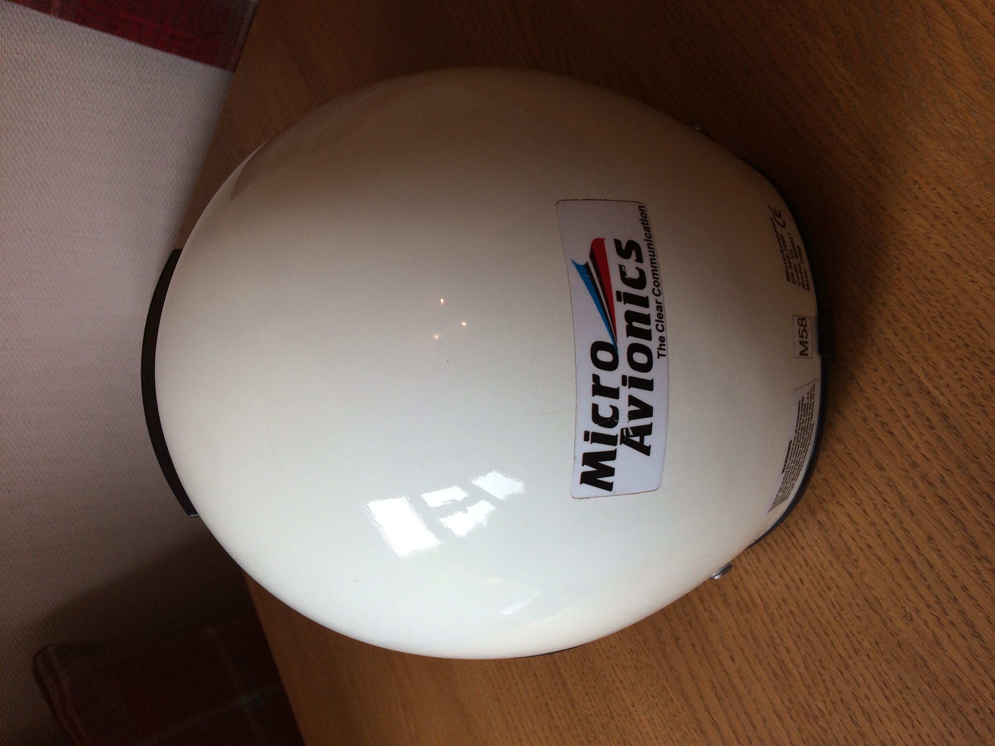 Microavionics Helmet with neoprene air dam sold thanks afors | afors ...