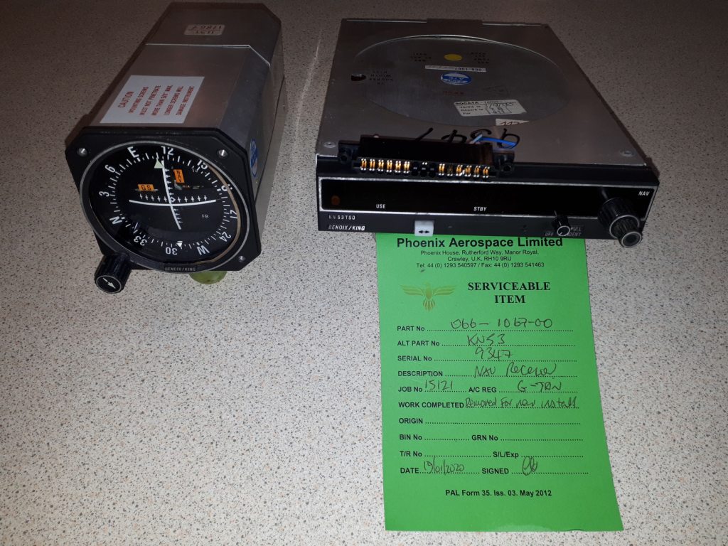 King KN53 VOR/ILS receiver + King KI204 VOR/ILS indicator | afors ...